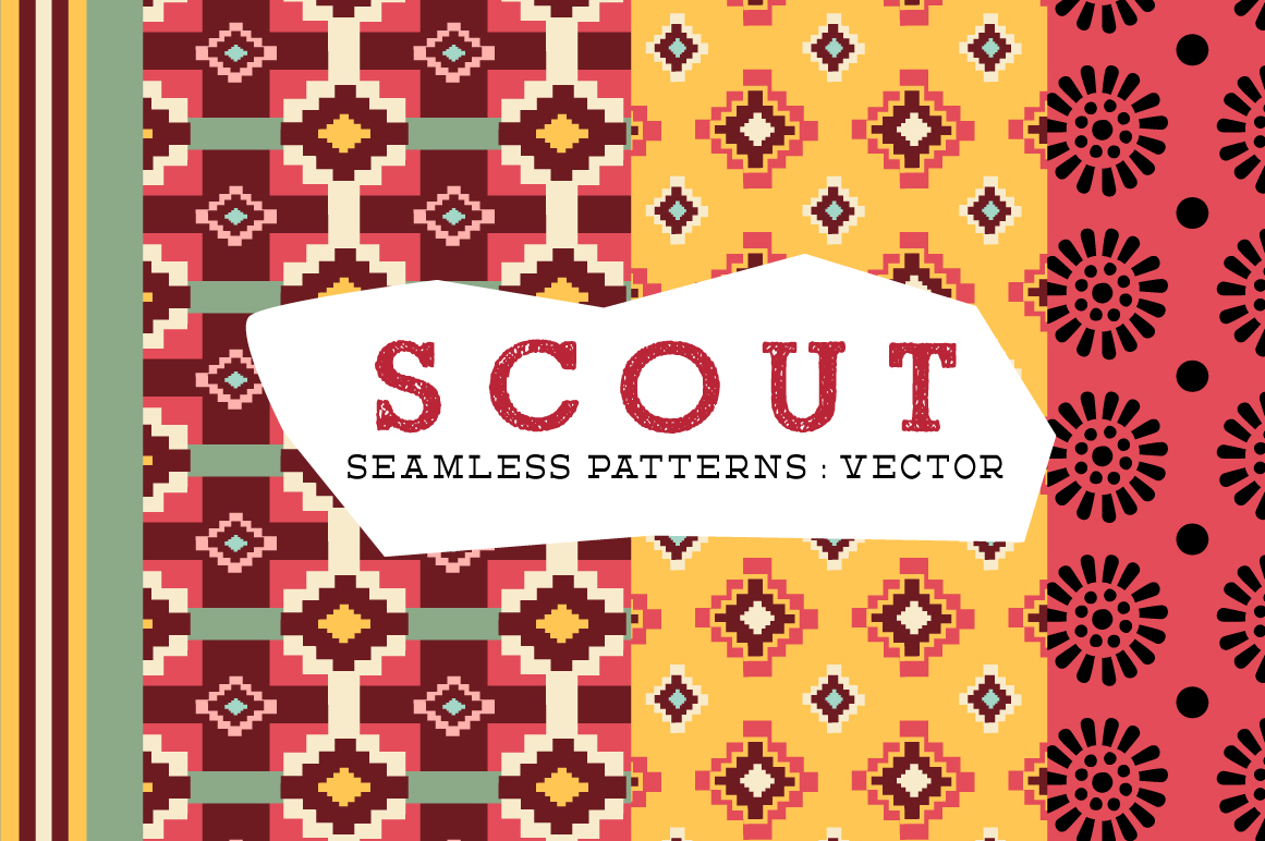 Scout Seamless Patterns | Clover & Lilly