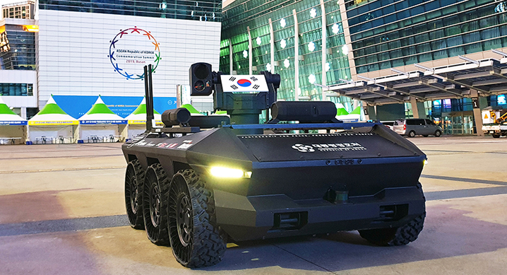 현대로템, 다목적 무인차량 ‘HR-Sherpa(HR-셰르파)’ 공개