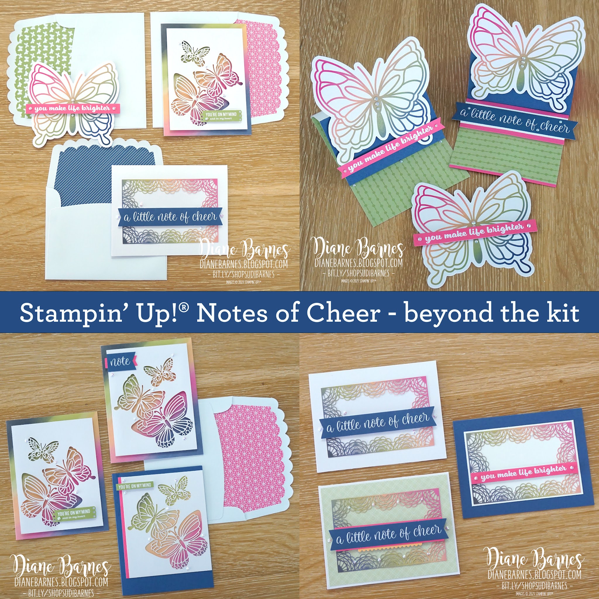 colour me happy: Notes of Cheer Kit - Quick & easy cards beyond the kit