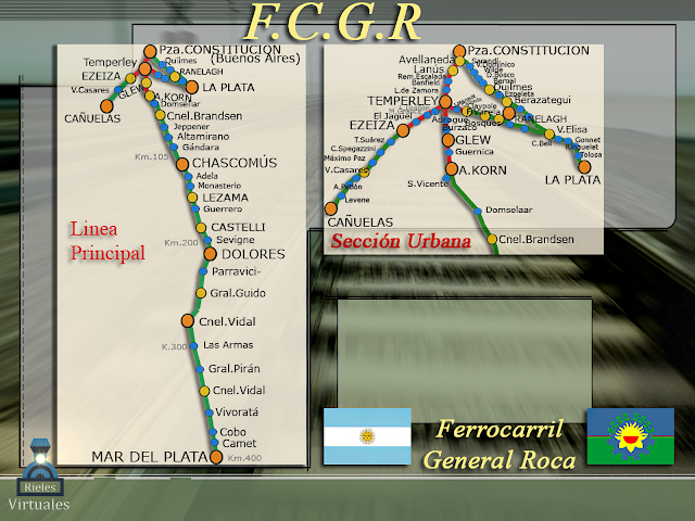 Rieles Virtuales: Ferrocarril General Roca V2.0