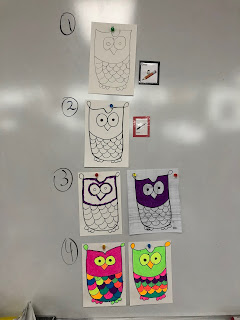 Mrs. Harris' art room: Kindergarten Starry Night Owls