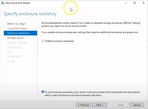The OptionKey Blog: Setting up storage spaces virtual disk with a two disk parity using powershell