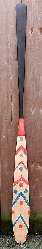 Paddle Making (and other canoe stuff): Neuchatel Canoe Model Paddle Replica