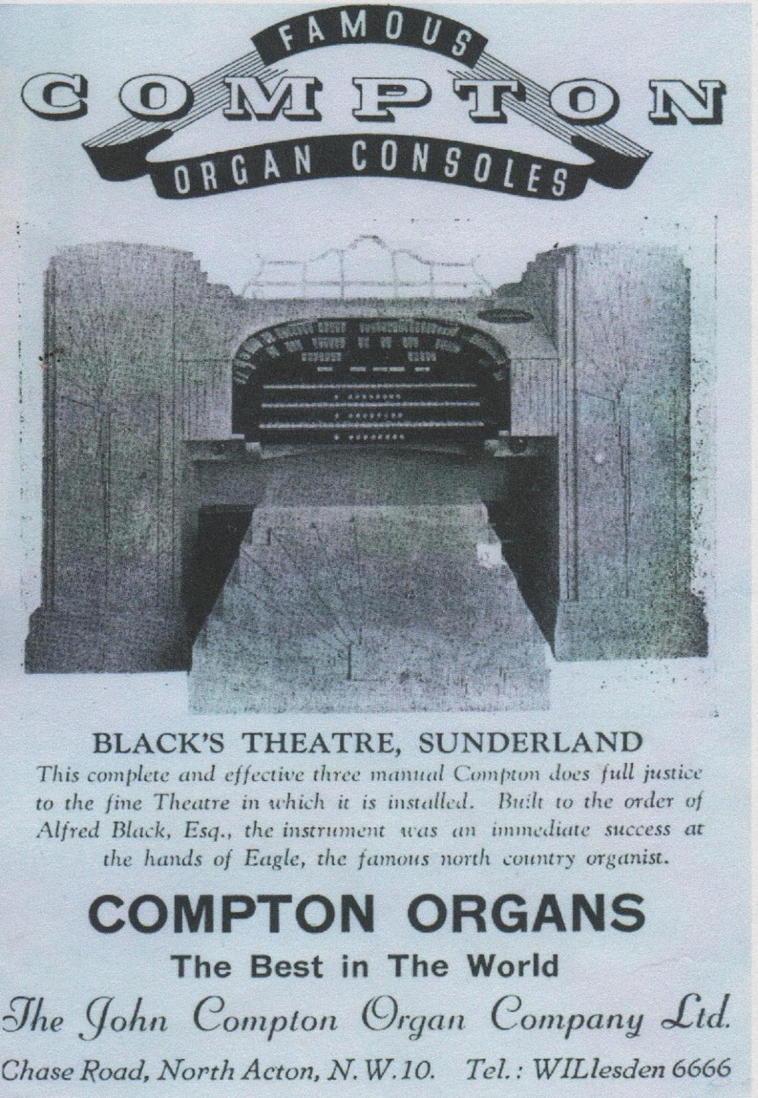SUNDERLAND THEATRE ORGAN PRESERVATION SOCIETY: February 2016