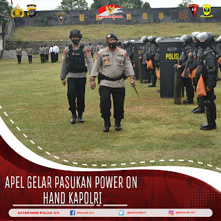 SATBRIMOB POLDA DIY MELAKSANAKAN APEL GELAR PASUKAN DAN PERLENGKAPAN DALAM RANGKA PEMBENTUKAN ...