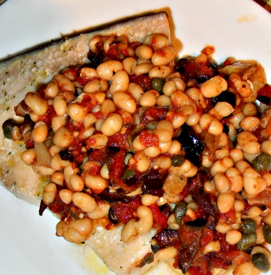 Wish Upon A Dish: Mediterranean Olive Oil Poached Swordfish