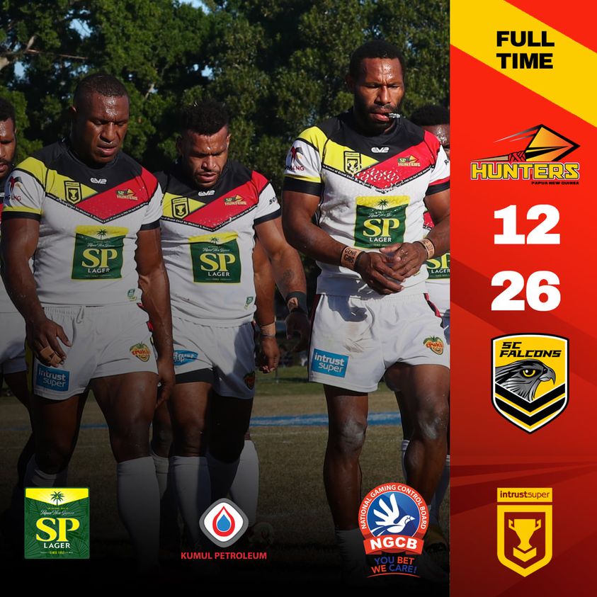 SP PNG Hunters Run Down Late In Close Fight With Falcons - Papua New ...
