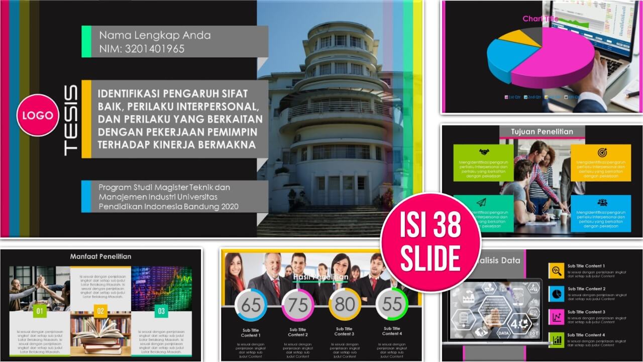 Template PPT untuk Sidang Skripsi, Tesis, Disertasi - PAKAR TUTORIAL