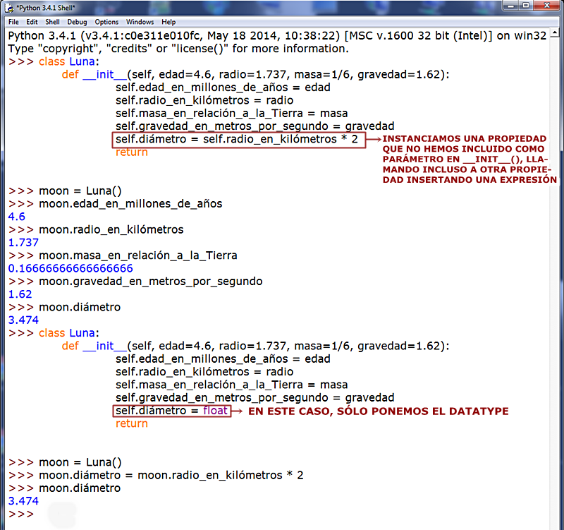 APRENDER A PROGRAMAR CON PYTHON: MÉTODOS ESPECIALES