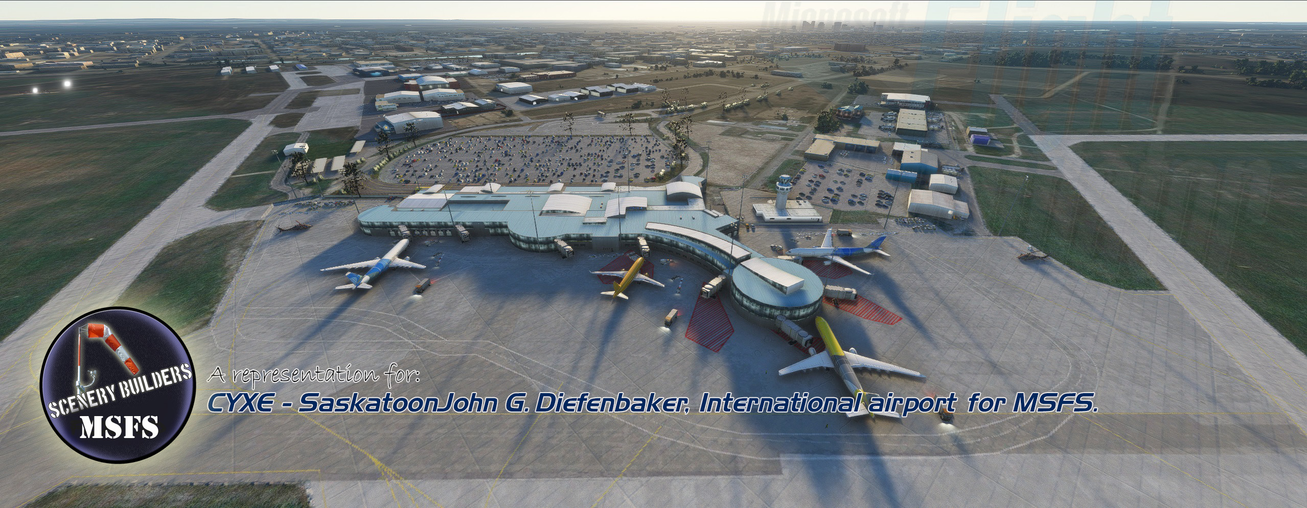 FSX, P3D, MSFS scenerybuilders.: CYXE Saskatoon-John G. Diefenbaker ...