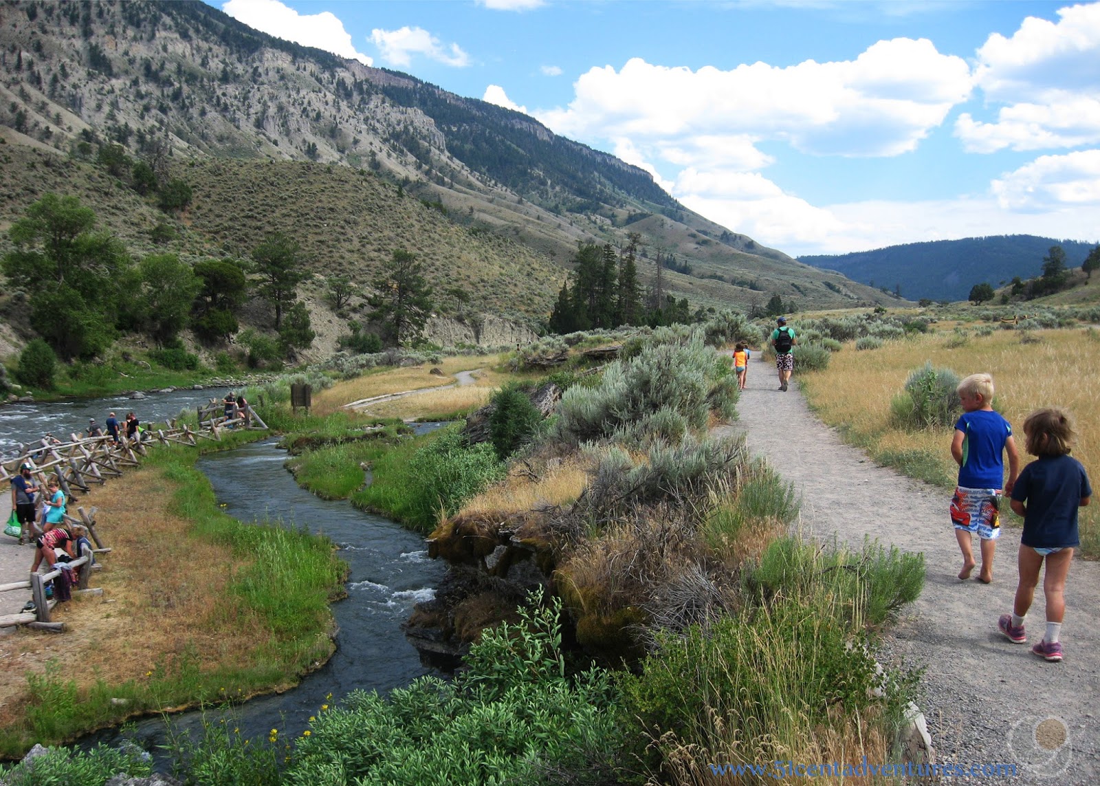51 Cent Adventures: Boiling River - Yellowstone National Park