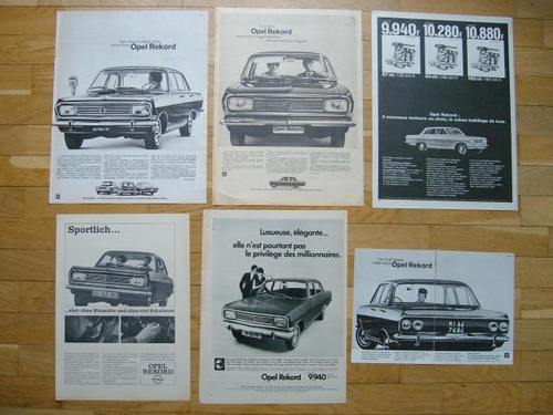 Opel Rekord A & B: ebay: Opel Rekord A, Werbung advert pubblicitta, 1965