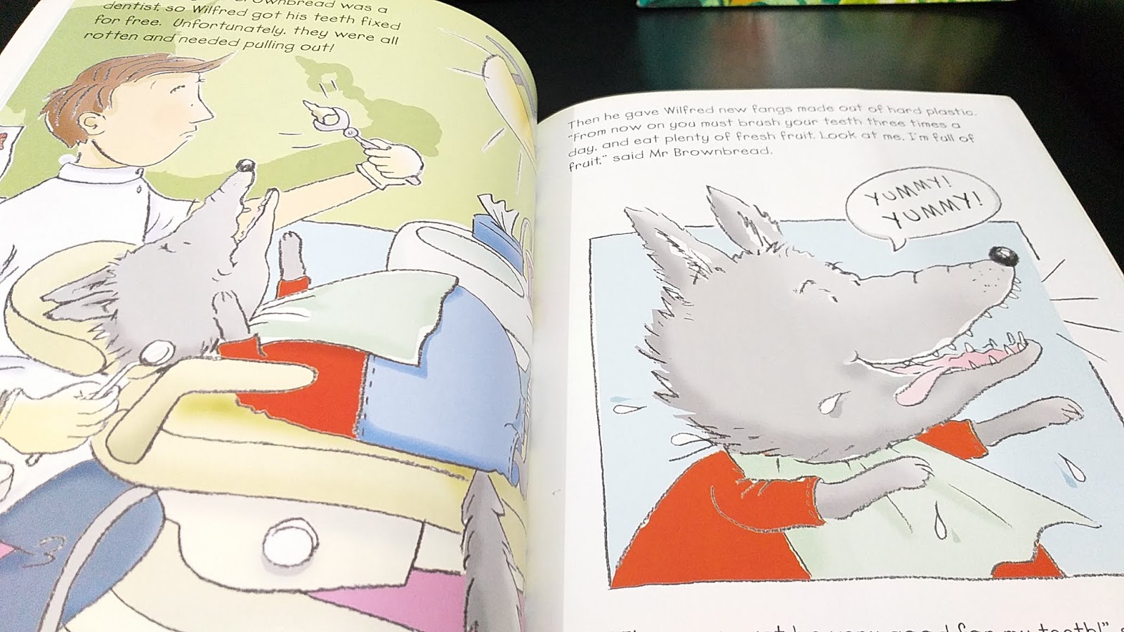 Kid Books Blog: 309.The Healthy Wolf / Little Monkey