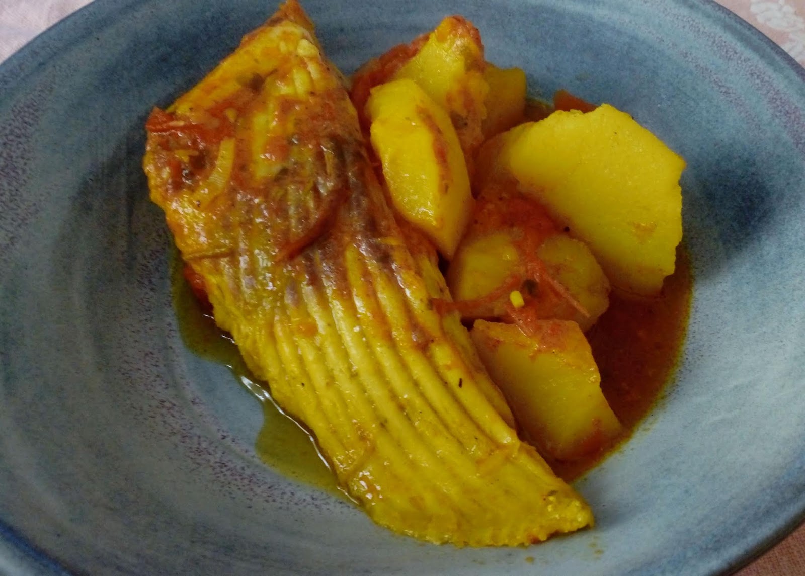 Pa amb oli i sucre: Rajada amb patates a la manera del Delta