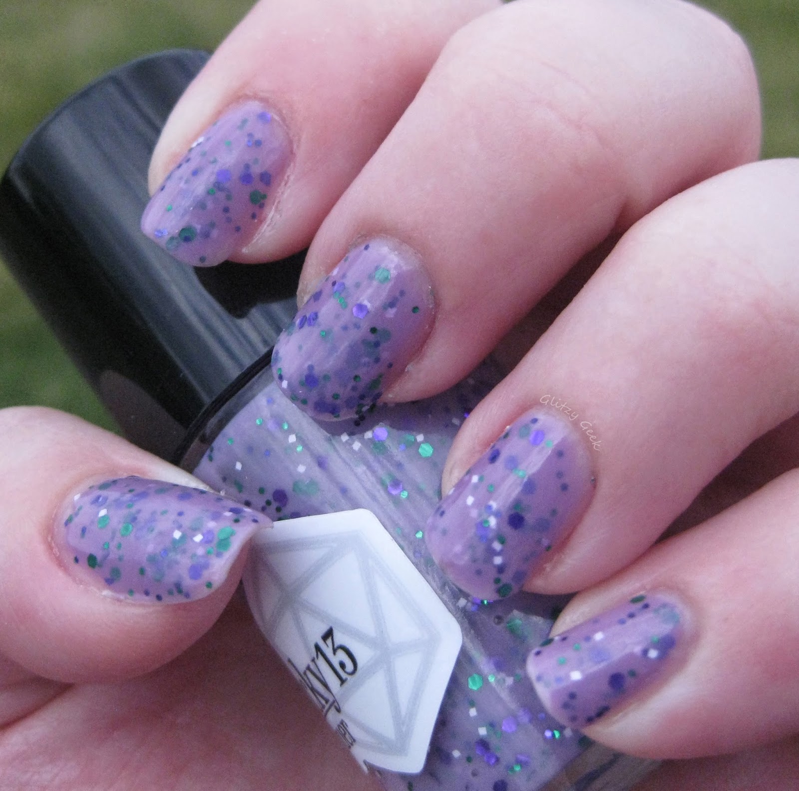The Glitzy Geek: Review: "Hope For Langston Rose" from Lucky 13 Lacquer