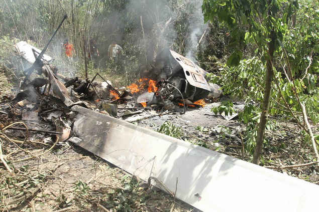 မင္းလြမ္းေနာင္(ပန္းတေနာ္): Bell 212 Helicopter Crash