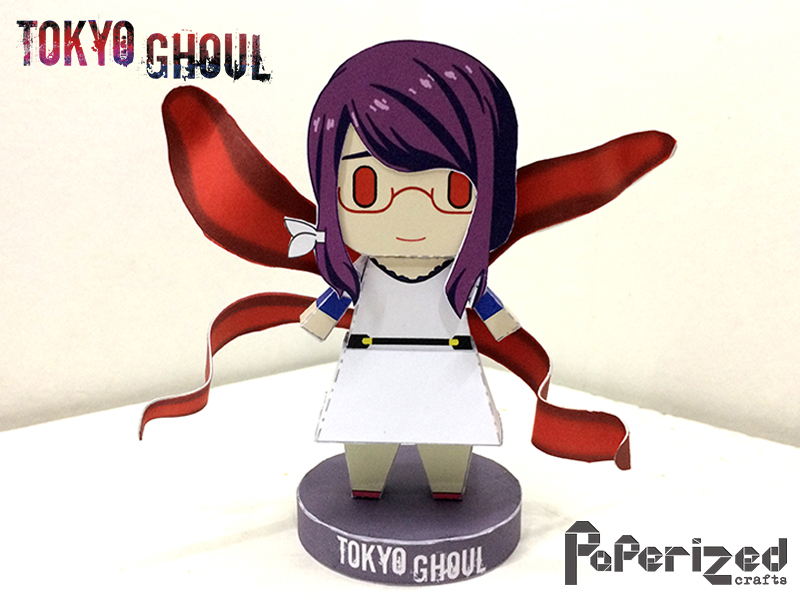 Tokyo Ghoul: Rize Kamishiro Papercraft | Paperized Crafts