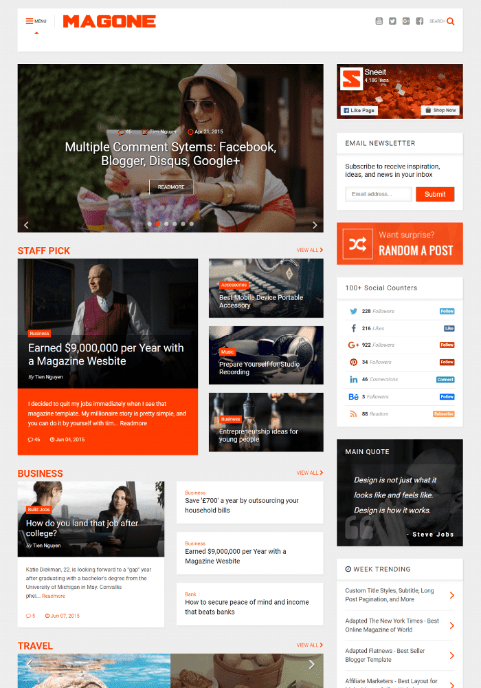 AMP Blogger Templates in 2021 Free Download | Blogger AMP Themes