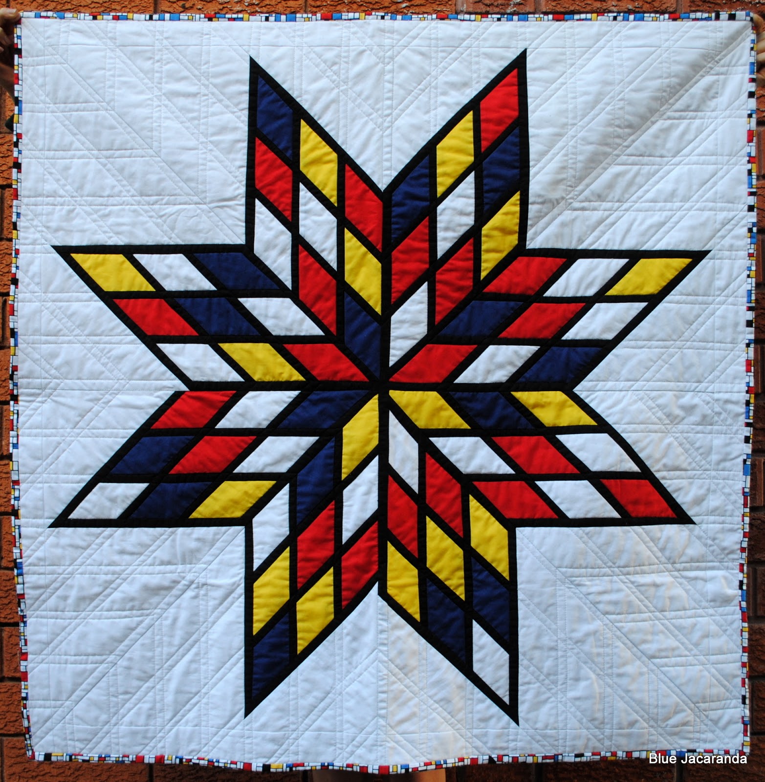Blue Jacaranda by Linda Robertus: Pattern for Mondrian's Lone Star ...