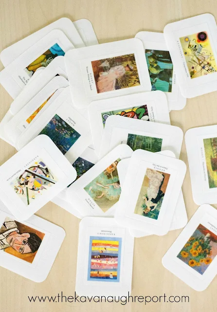 DIY Art Cards for Montessori Learning