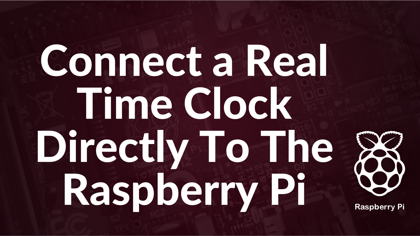 Raspberry Pi Usb Rtc Real Time Clock