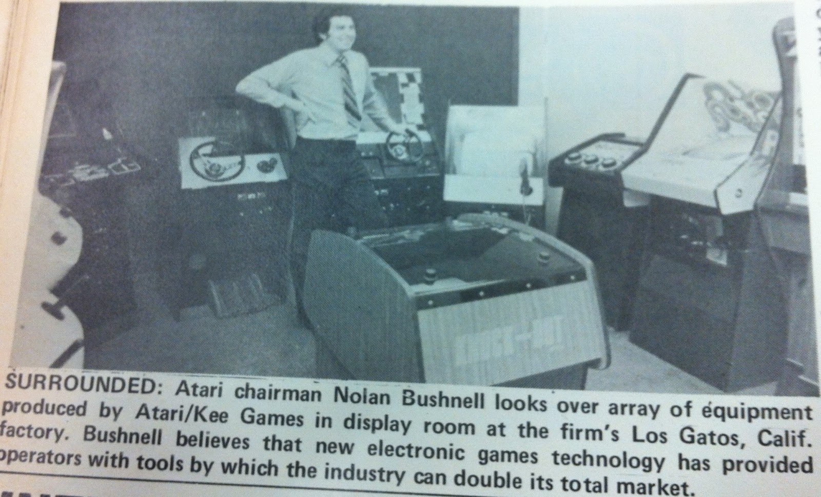 The Golden Age Arcade Historian: 1975 Atari Photos and UnTAFA'd Games ...