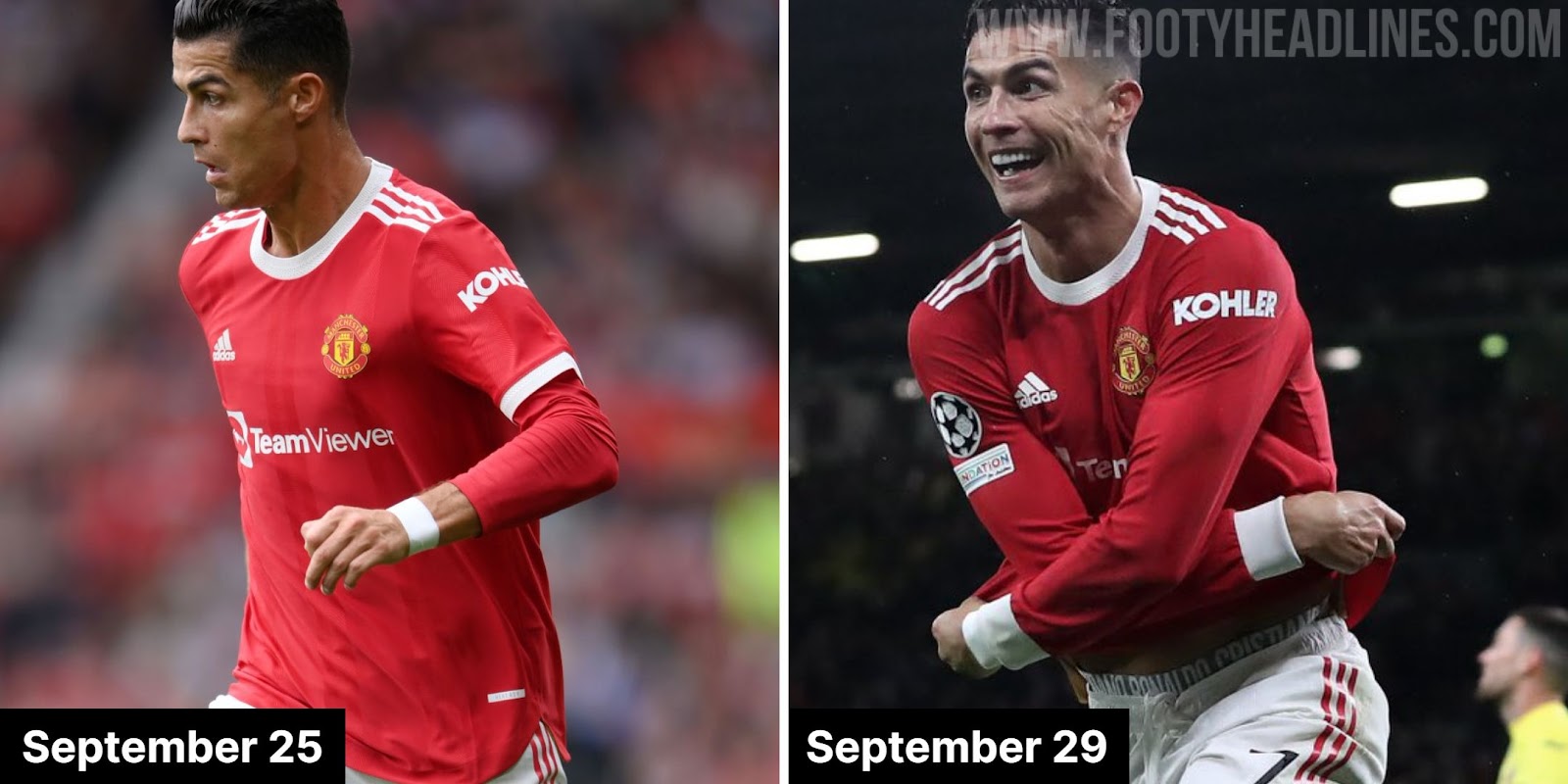 Adidas Create Long-Sleeve Kit For Cristiano Ronaldo - Footy Headlines