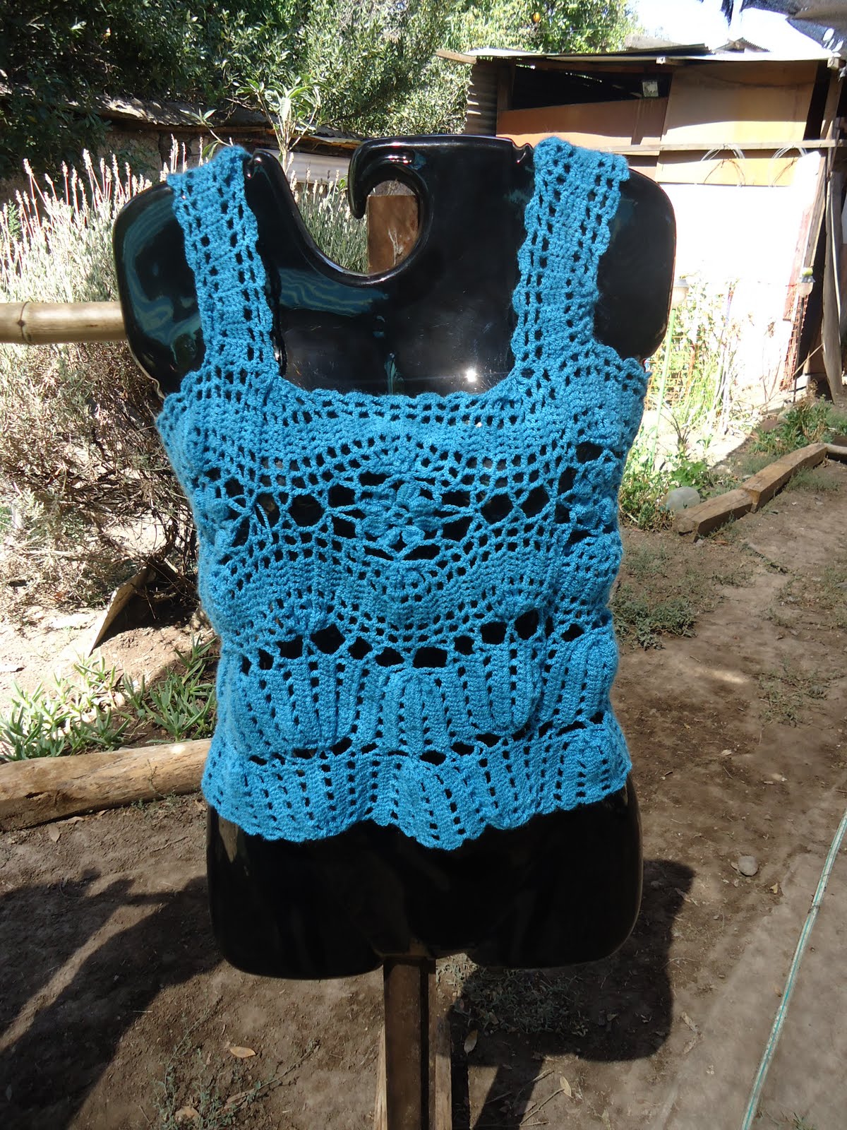 Majetejidos: Polera de hilo calipso en crochet