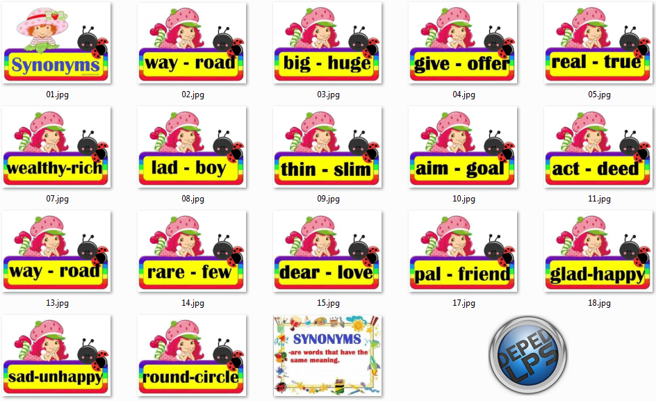 All New Synonyms Instructional Display Materials DepEd LP s all-new-synonyms-instructional-display-materials-deped-lp-s