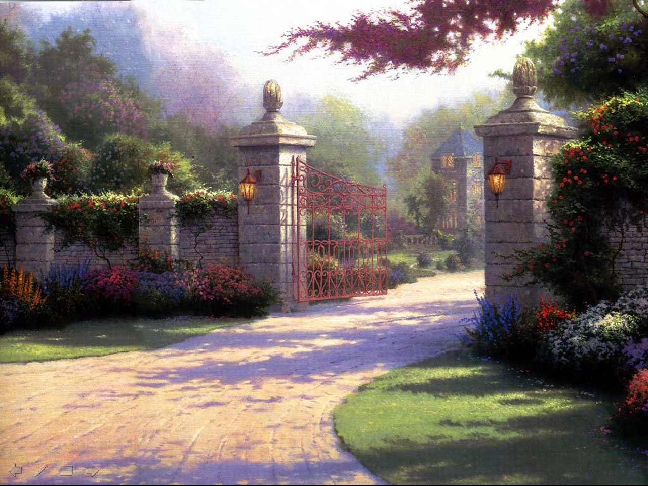 Selección de Paisajes variados de Thomas Kinkade