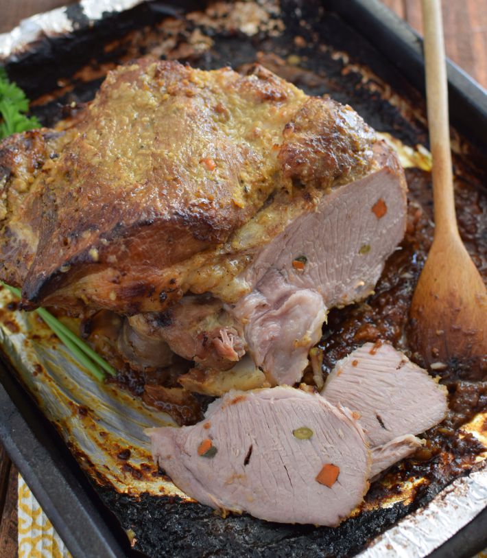 Pernil Navideño de Cerdo Horneado | Mil Recetas de Cocina