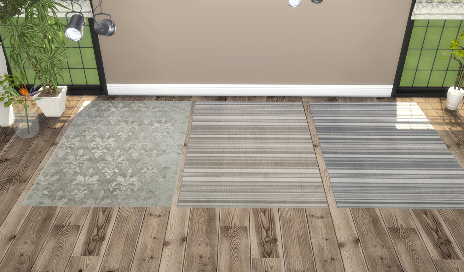 My little The Sims 3 World: Paintings and Rugs Set