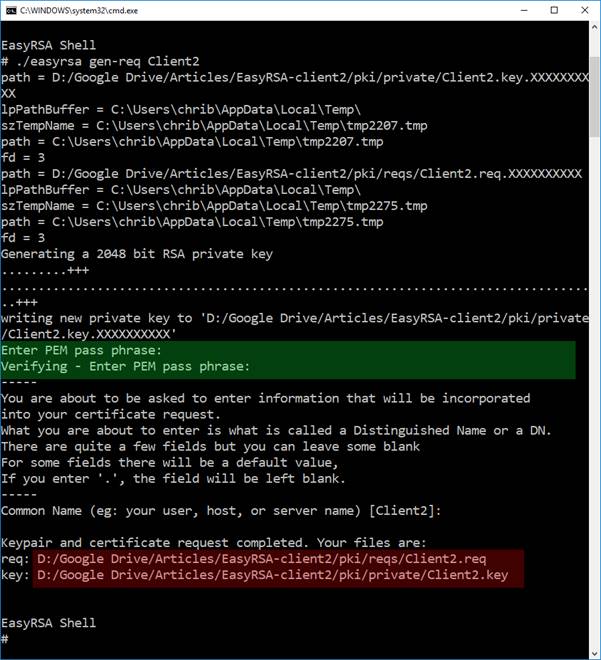 Howto Generate Password Protected Openvpn Client Configuration Using Easyrsa