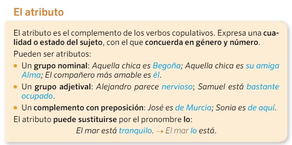 El blog de 6ºC: La oración III: el atributo y los tipos de predicado