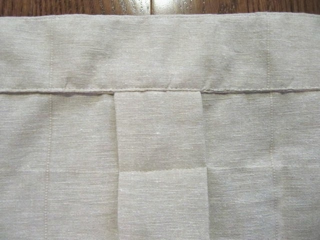 Sew Many Ways...: How to Turn Tab Top Curtains to Back Tab Curtains...