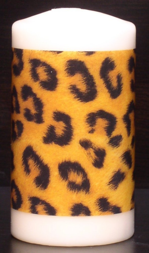 Leopard Print Candles