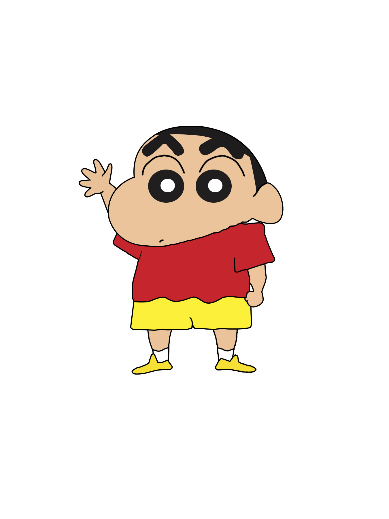 Shinchan vector art