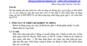 Lập trình robot tự động đơn giản với vi điều khiển PIC16F877A | Cộng đồng Kỹ thuật cơ điện Việt ...