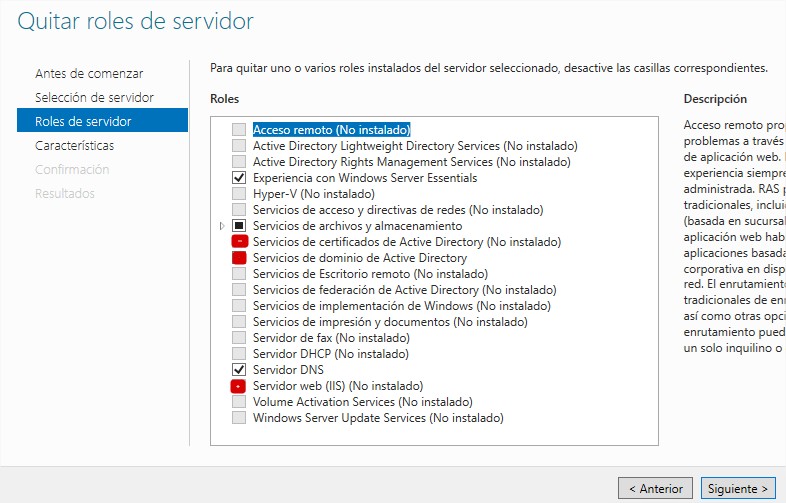 DaiN Geek: Despromover Dominio Windows Server 2016 Essentials