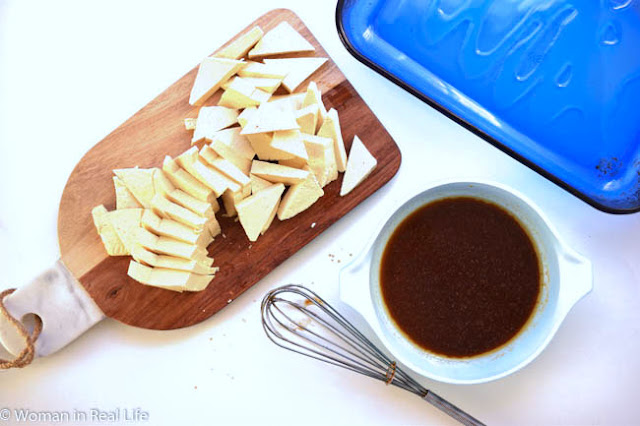 Woman in Real Life: Easy Weeknight Baked Tofu & How To Cut Tofu Into ...