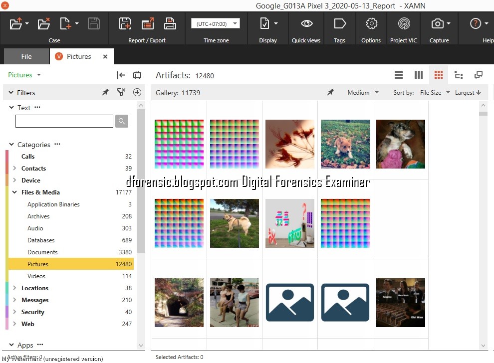 Digital Forensics Examiner: Mobile Forensics:XAMN Viewer