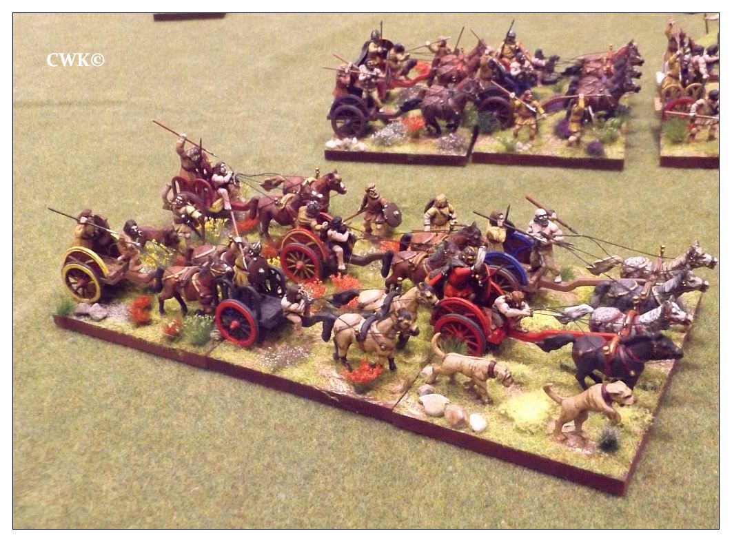 The Cardinal's Wargame Reveries: Irish chariots 28mm
