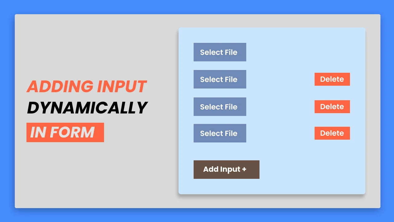 Adding Input Dynamically To Form Html Css And Jquery Rustcode