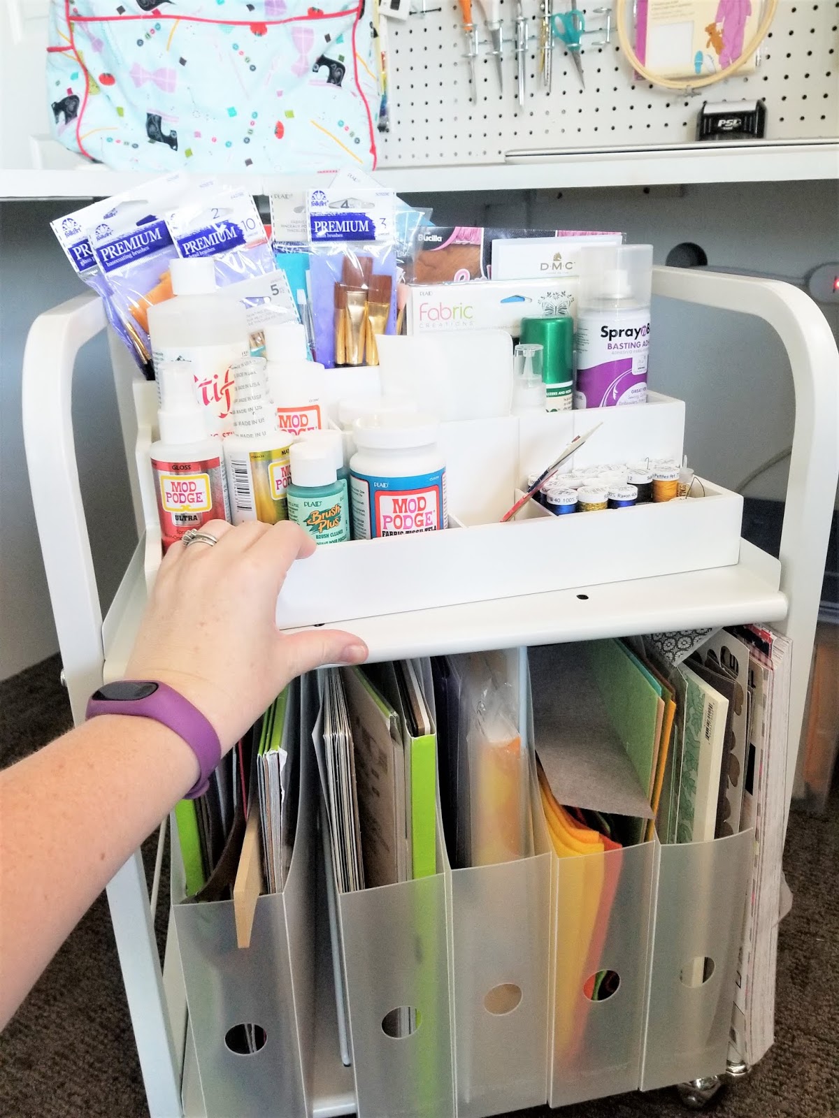 Get Organized with Totally Tiffany Paper Cart and Die, Stamp and Supply ...