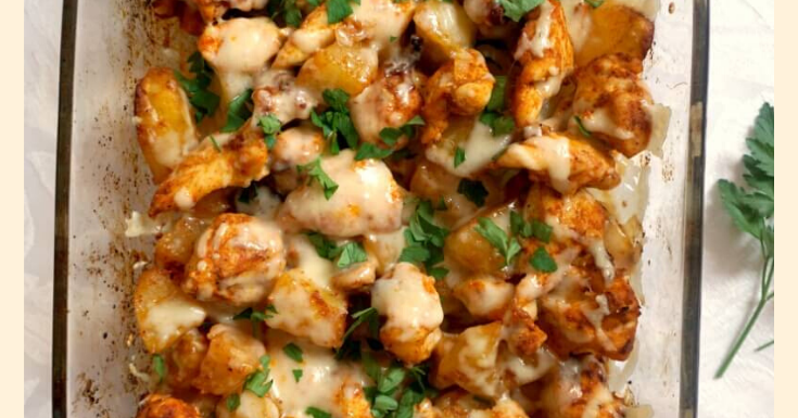 Cheesy Chicken Potato Bake
