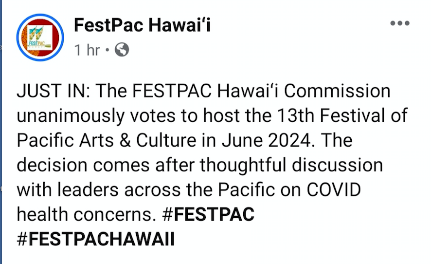 Ginen I Hila FestPac News