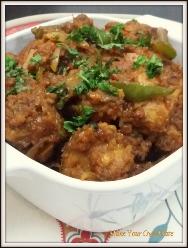 Make Your Own Plate Kadai Chicken Make Your Own Plate Kadai Chicken