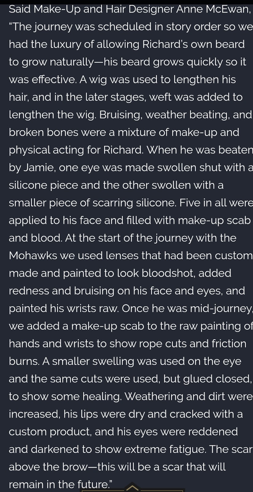 Outlander Homepage Inside The Episode 410 The Deep Hearts Core By