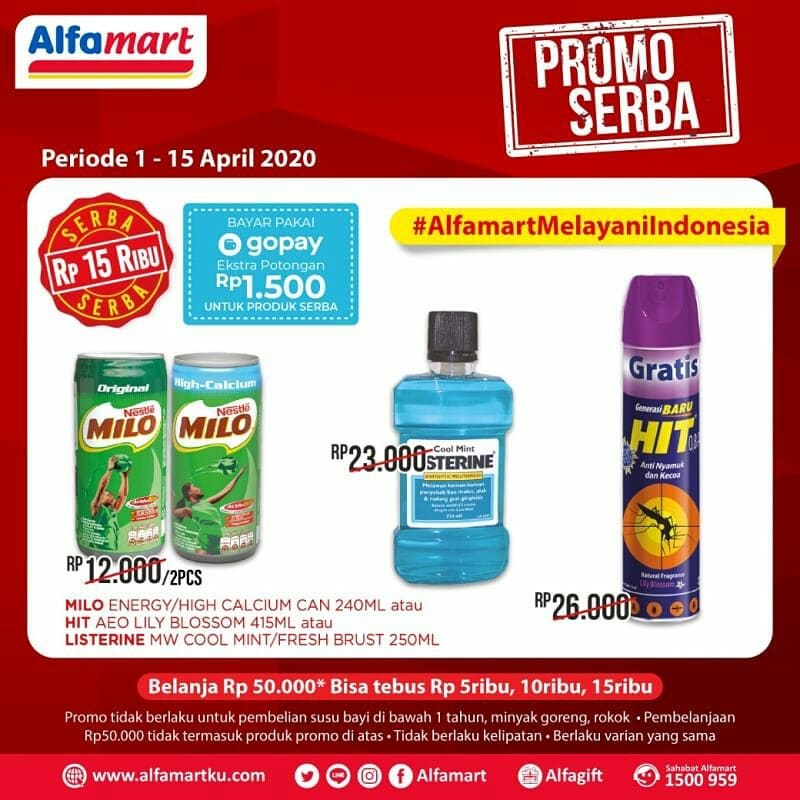Promo Alfamart Serba Rp 10.000 Dan Serba 15 Ribuan Periode 1 - 15 Mei ...