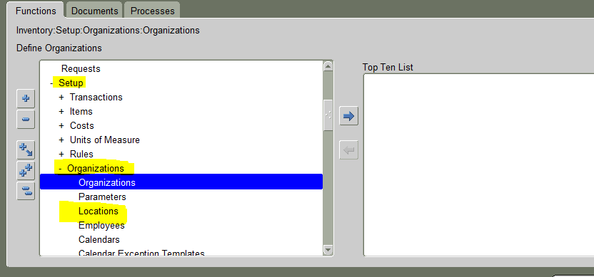 Oracle Applications Blog Inventory Organization Setup In Oracle Apps R12